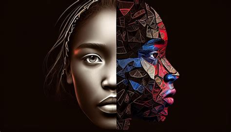 Premium Photo Racism Illustrated Generative Ai And International Day