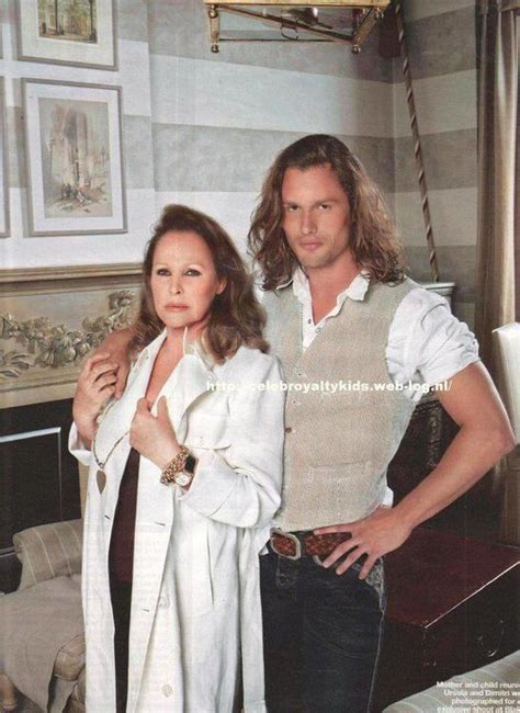 Ursula Andress And Son Dimitri Hamlin Ursula Andress Dimitri Hamlin