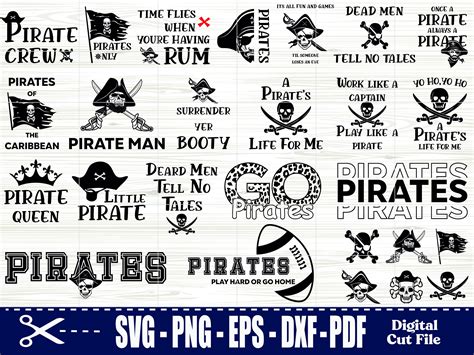 Pirate Svg Bundle Pirate Svg Pirate Clipart Pirate Cut Files For Silhouette Files For Cricut