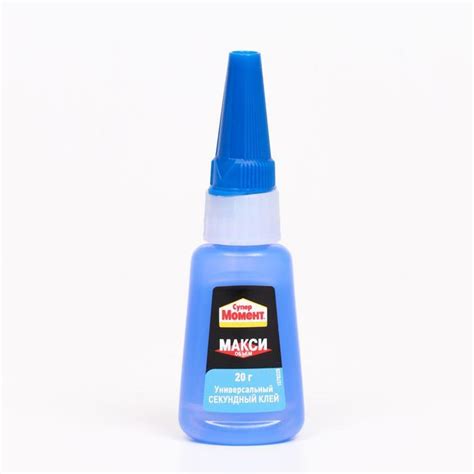 Клей моментальный Супер момент, макси объём, 20 г (арт. 1414258) купить ...