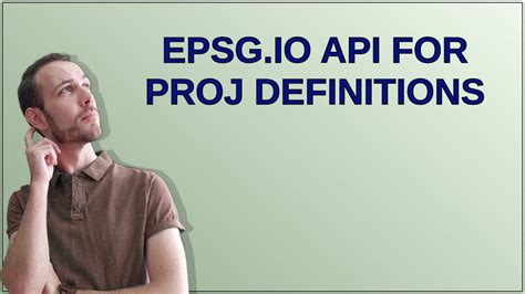 Api For Proj Definitions Youtube