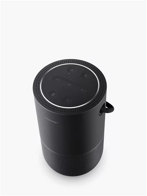 Bose Portable Home Smart Speaker with Voice Recognition and Control, Black