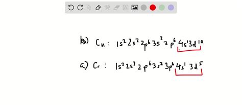 SOLVED Give The Correct Electron Configurations Of A Cr And B Cu Explain Why They Do Not