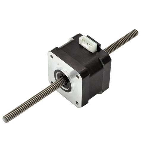 Nema 17 Non Captive Stepper Motor With Tr8 4 Lead Grandado