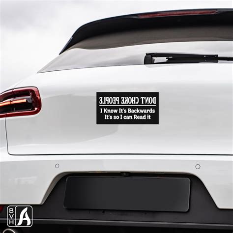 Vulgar Bumper Stickers Custom Bumper Magnets Durable Weatherproof