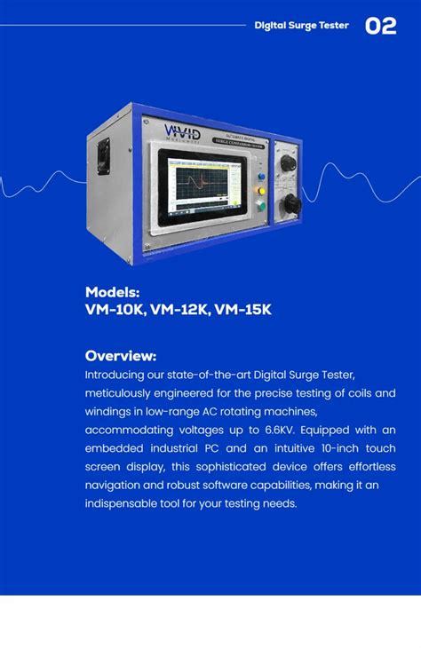 Surge Tester Surge Comparison Tester 0 10kv Model Vm 10k Manufacturer From Palghar