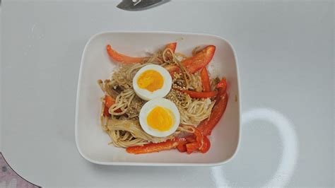 팽이버섯덮밥