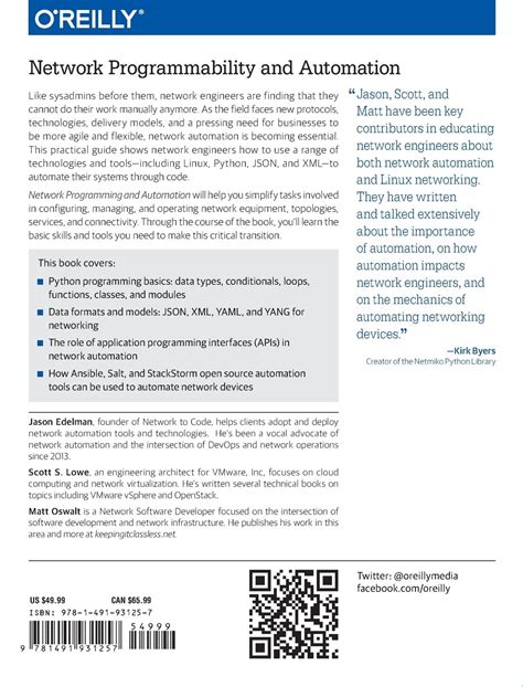 Network Programmability And Automation Skills For The Next Generation