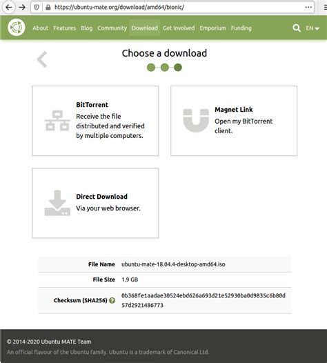 Havent Received My Download File 1804 Support And Help Requests Ubuntu Mate Community
