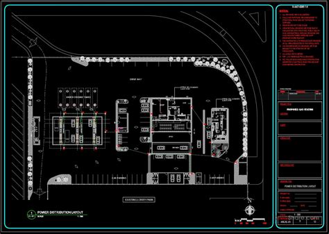 Proposed Gas Station Details Autocad File Dwg Free Cad Blocks Download Dwg Models For