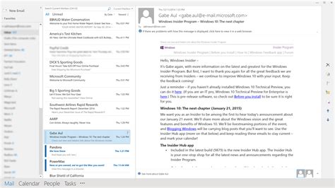Outlook Doesn T Display Html Emails Properly On Touch Screen Microsoft Community