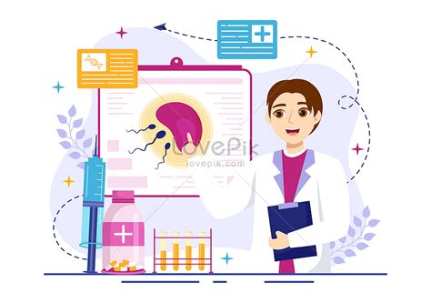 Ivf 또는 체외 수정 그림 일러스트 무료 다운로드 Lovepik