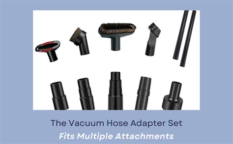 Universal Vacuum Hose Adapter Kit Versatile Adapter 2 1 2 Inch To 1 1