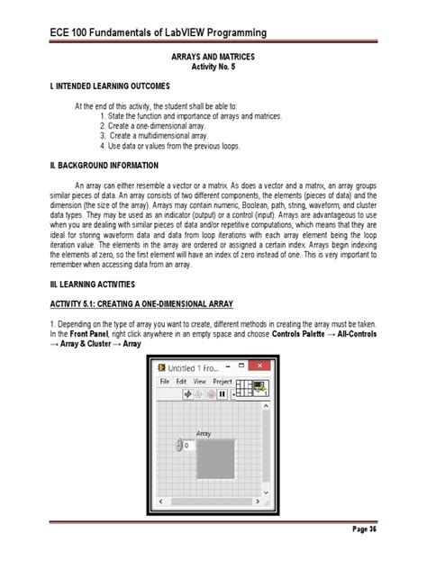 Activity 5 Arrays And Matrices Pdf Array Data Type Matrix