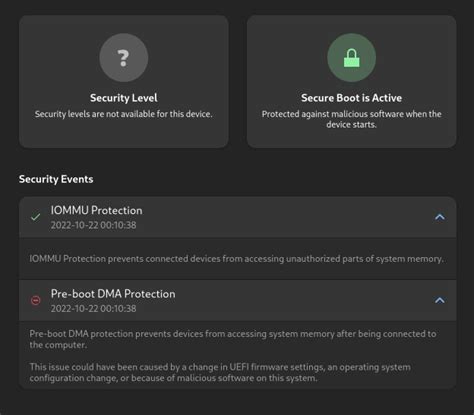 Security Level Is Not Determined Even Tough The Level 1 And Level 2 Requirements Are Met Also