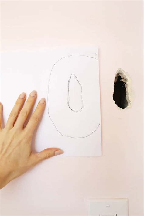 Easy Hack To Patch A Drywall Hole A Beautiful Mess