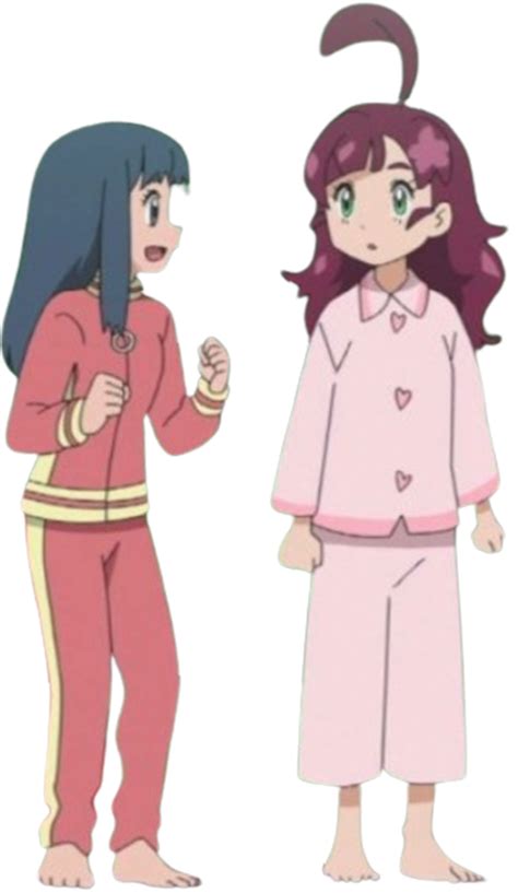 Dawn And Chloe Cerise In Their Pjs Vector By Mrtoonlover83 On Deviantart