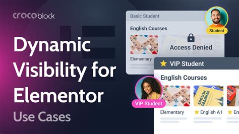 Top 3 Dynamic Visibility Use Cases In Elementor To Optimize Your Site Crocoblock