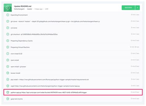 Codeship Integration