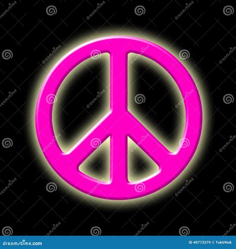 Pink Peace Sign Stock Illustrations 3308 Pink Peace Sign Stock
