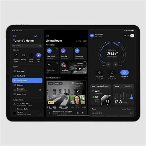 Pin By Adam Harris On Ui • Ux Smart Home Smart Home Design Smart Home Dashboard