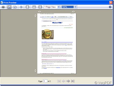 How To Print Html File To Pdf Document Verypdf Knowledge Base