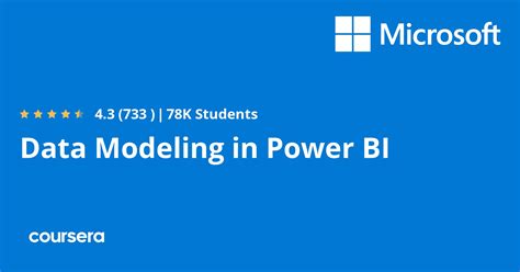Data Modeling In Power BI Coursera