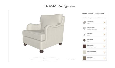 Webgl 3d Configurator Jola Interactive Doing B2b Better