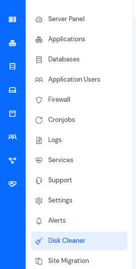 Disk Cleaner Serverkade