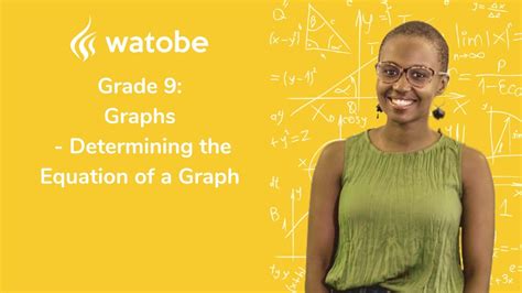 Grade 9 Graphs Determining The Equation Of A Graph Youtube