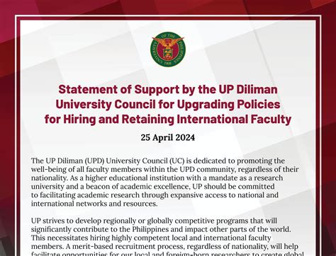 Statement By The Faculty Of Up Diliman Artificial Intelligence Ai Program On The Use Of Ai