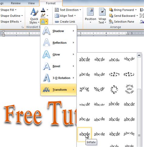 Где ворд арт в ворде 2019 Добавление объекта Wordart