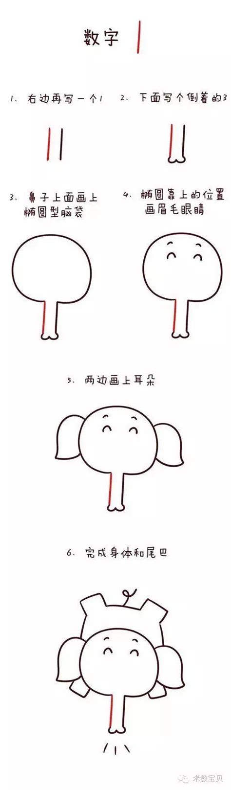孩子超喜欢的数字简笔画 知乎