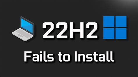 Windows 10 Update 22h2 Fails To Install Fix Tutorial Youtube