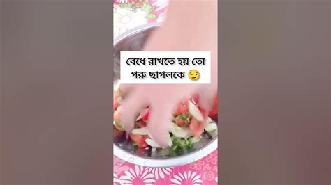 বেধে রাখতে হয় তো গরু ছাগলকে 😂😁😂 Youtube