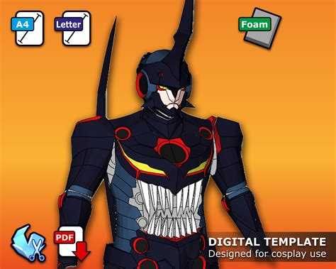 Lazengann Pepakura 3d Template Etsy Uk