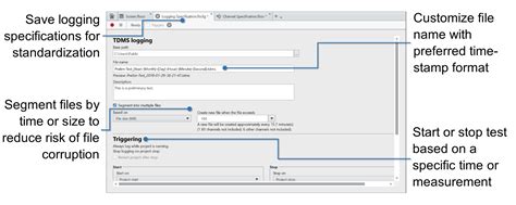 running a test in flexlogger™ national instruments