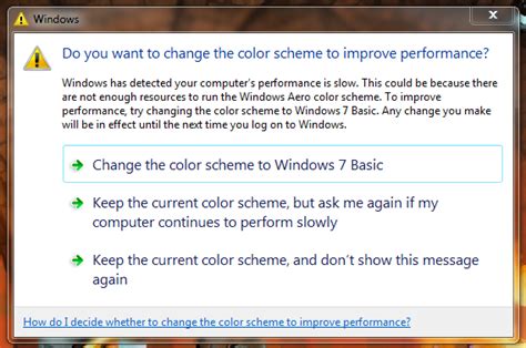 Windows Color Scheme Popup Lodyu