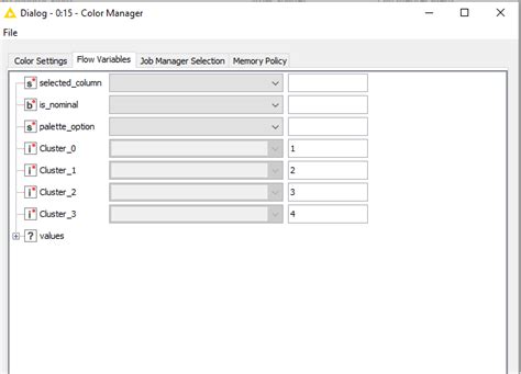 Controlling Color Manager Palette With Flow Variables KNIME Extensions KNIME Community Forum