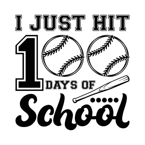 I Just Hit 100 Days Of School Shirt 100 Days Baseball Shirt Baseball