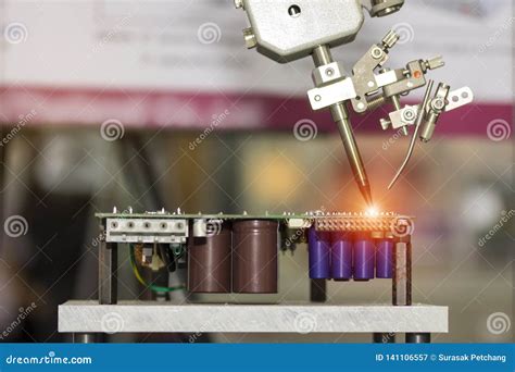 Robotic System For Automatic Point Soldering For Printed And Assembly Electric Circuit Board Pcb