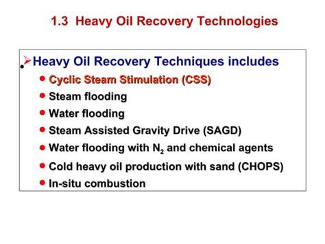 Cyclic Steam Injection Pps