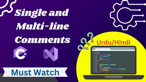 C Comments Explained Single Line And Multi Line Comments Youtube