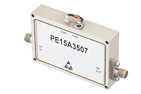 43 Db Gain 1 Watt P1db 12 Ghz To 18 Ghz Broadband High Gain Amplifier 39 Dbm Ip3 6 Db Nf Sma
