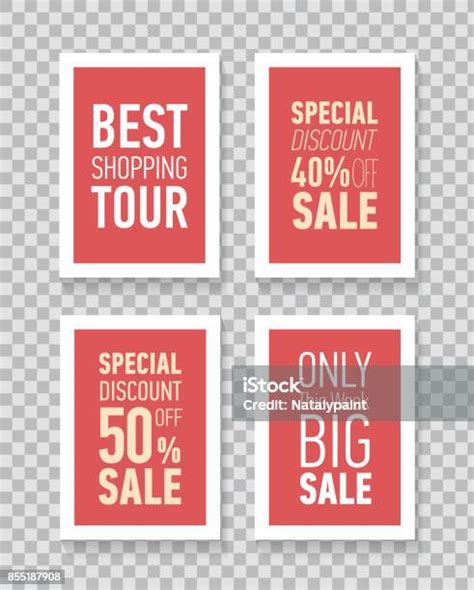 현대 판매 포스터입니다 할인 카드 디자인 투명 한 배경 그림입니다 40에 대한 스톡 벡터 아트 및 기타 이미지 40 50 Advertising Week Istock