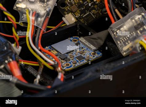A Closeup Of A Microchip Processor Used For Electrical Engineering Prototyping In D Printed