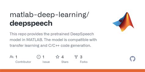 Github Matlab Deep Learningdeepspeech This Repo Provides The