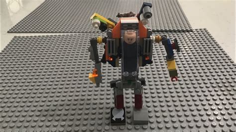 Lego Mech Tutorial Easy Youtube