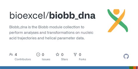 Github Bioexcelbiobbdna Biobbdna Is The Biobb Module Collection To Perform Analyses And