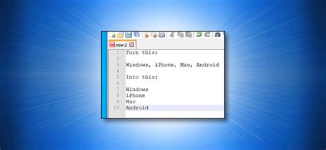 how to geek on linkedin how to replace any character with newlines in